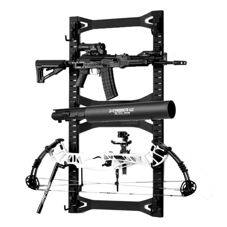 10 Hook Horizontal Wall Rack - Can Cannon by X Products